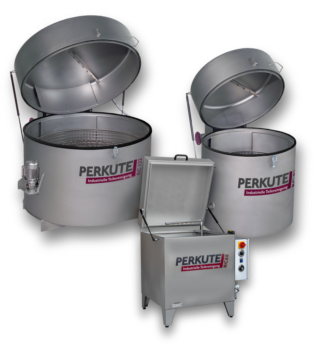 Reinigungsanlage für Metallteile | Perkute Toplader Clean-o-mat
