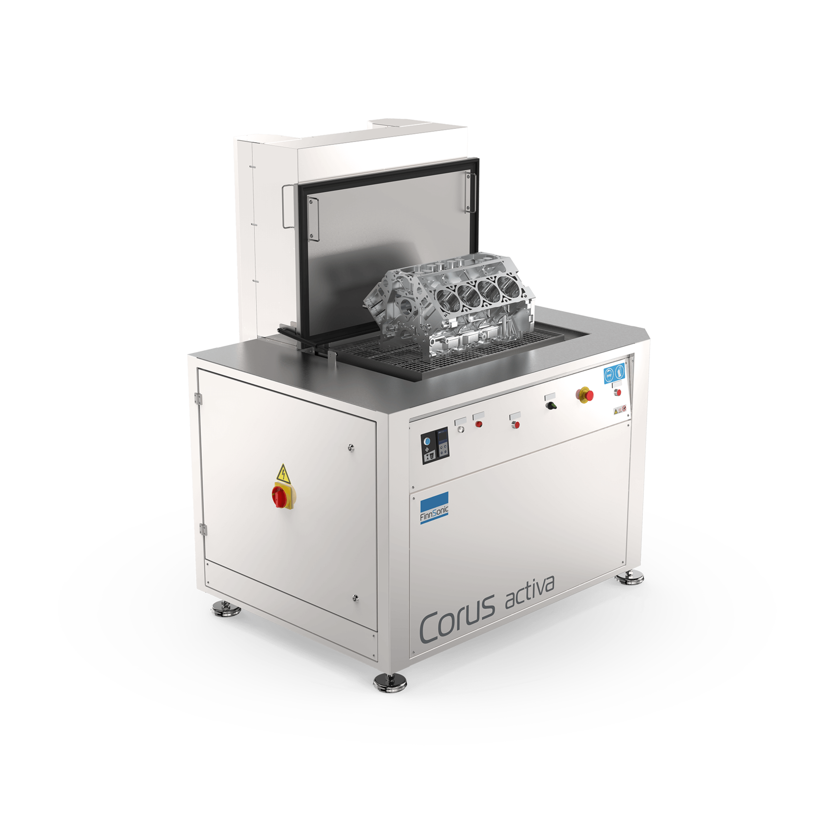 FinnSonic Corus Activa 360 für industrielle Wartungsreinigung